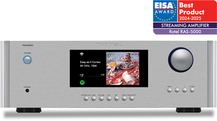 Rotel RAS-5000 wins the Prestigious EISA Streaming Amplifier 2024-2025 Award | Rotel